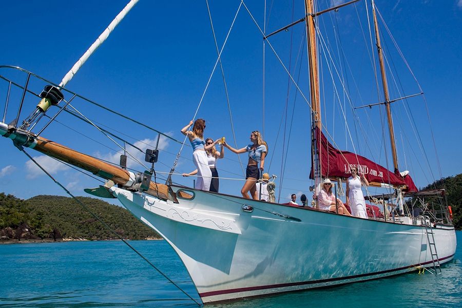 Lady Enid Hook Island Cultural Tour Sailing Whitsundays
